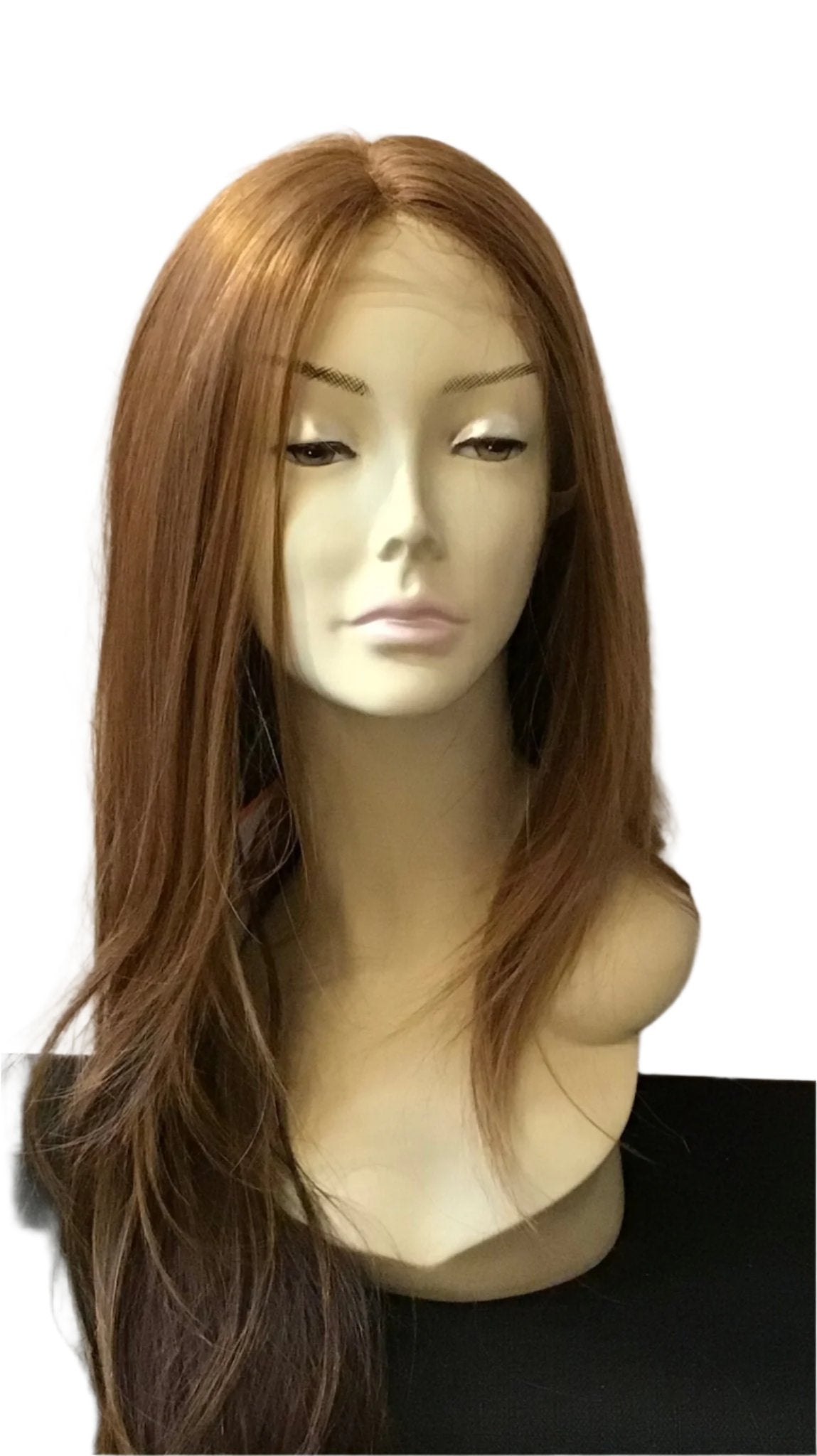 Extra Long Straight Wig with Lace Front - Honey Blonde