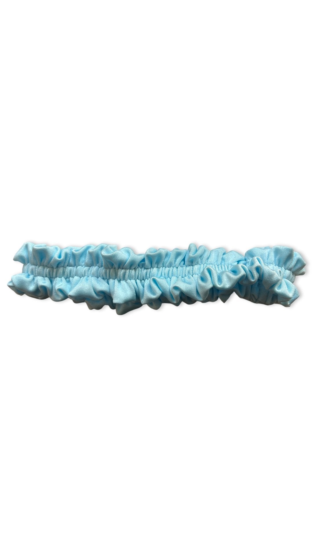 Ruffle Garter Baby Blue