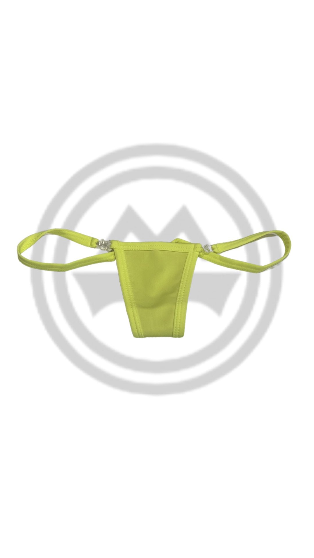 Thin Clip G-String - Neon Yellow